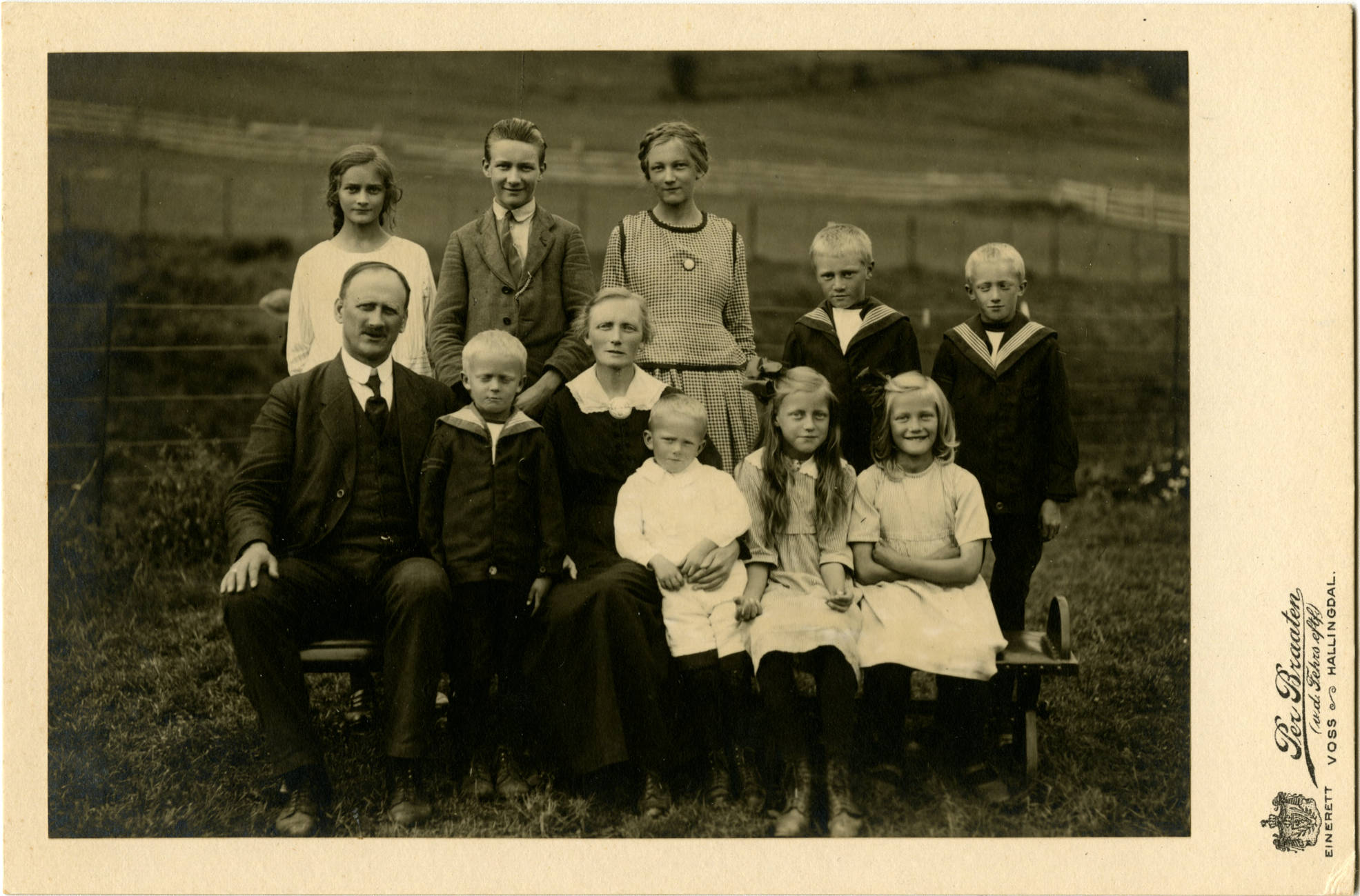 Selberg family formal portrait